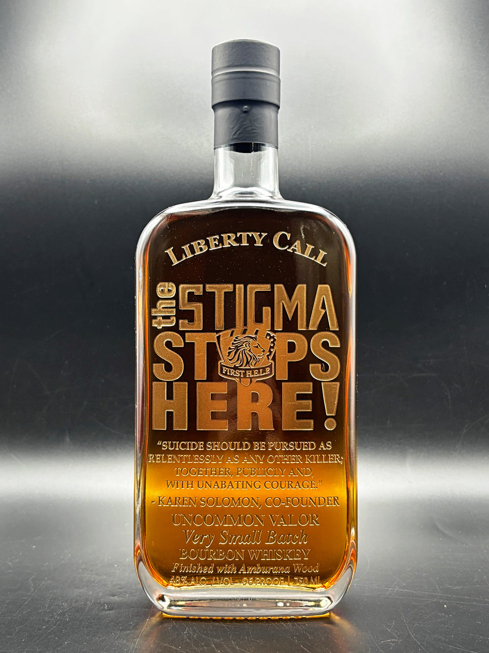 First H.E.L.P. Commemorative Whiskey Bottle – Service Through Spirits