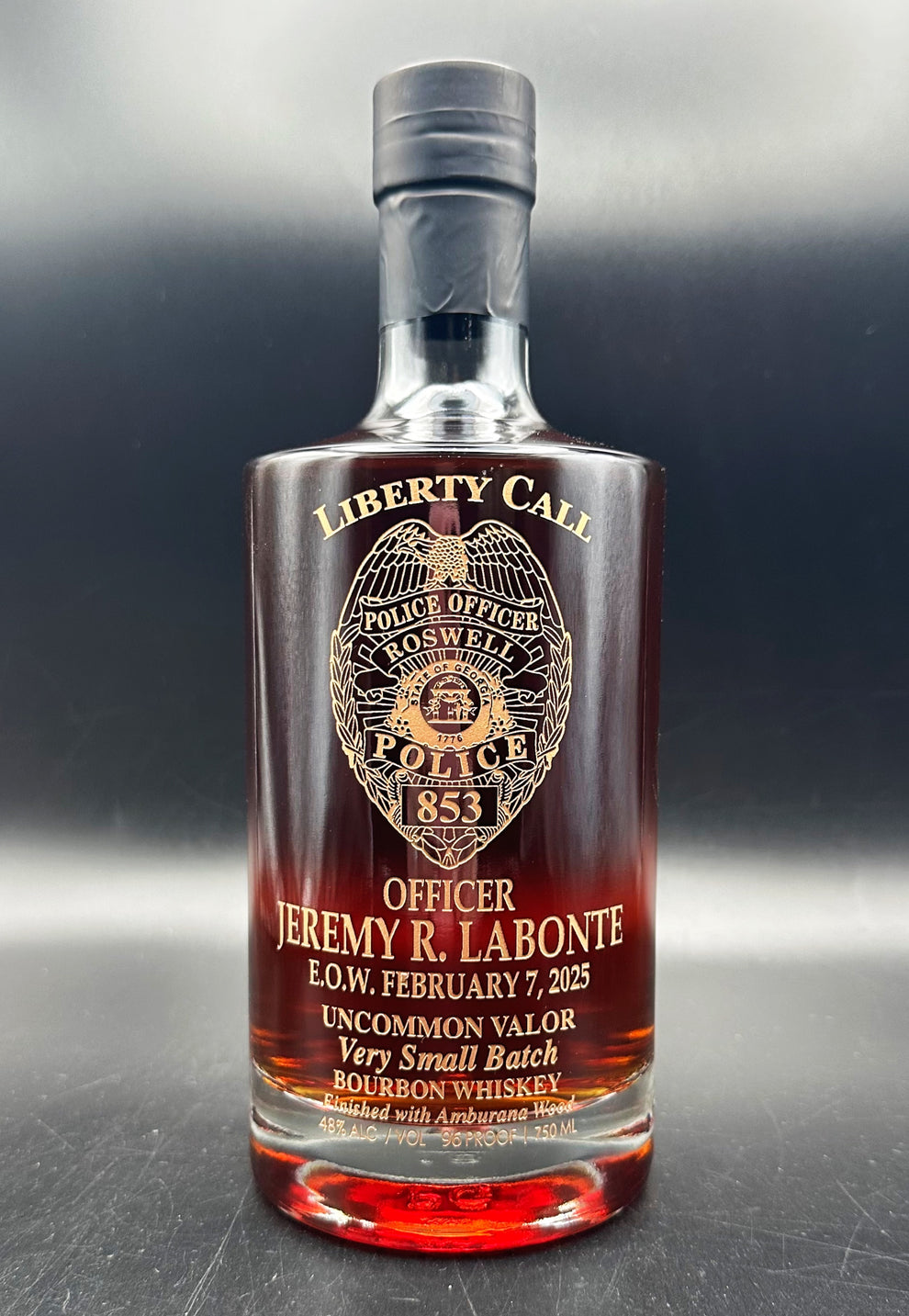 Officer Jeremy Labonte Memorial Bottle - Roswell Police – Service ...