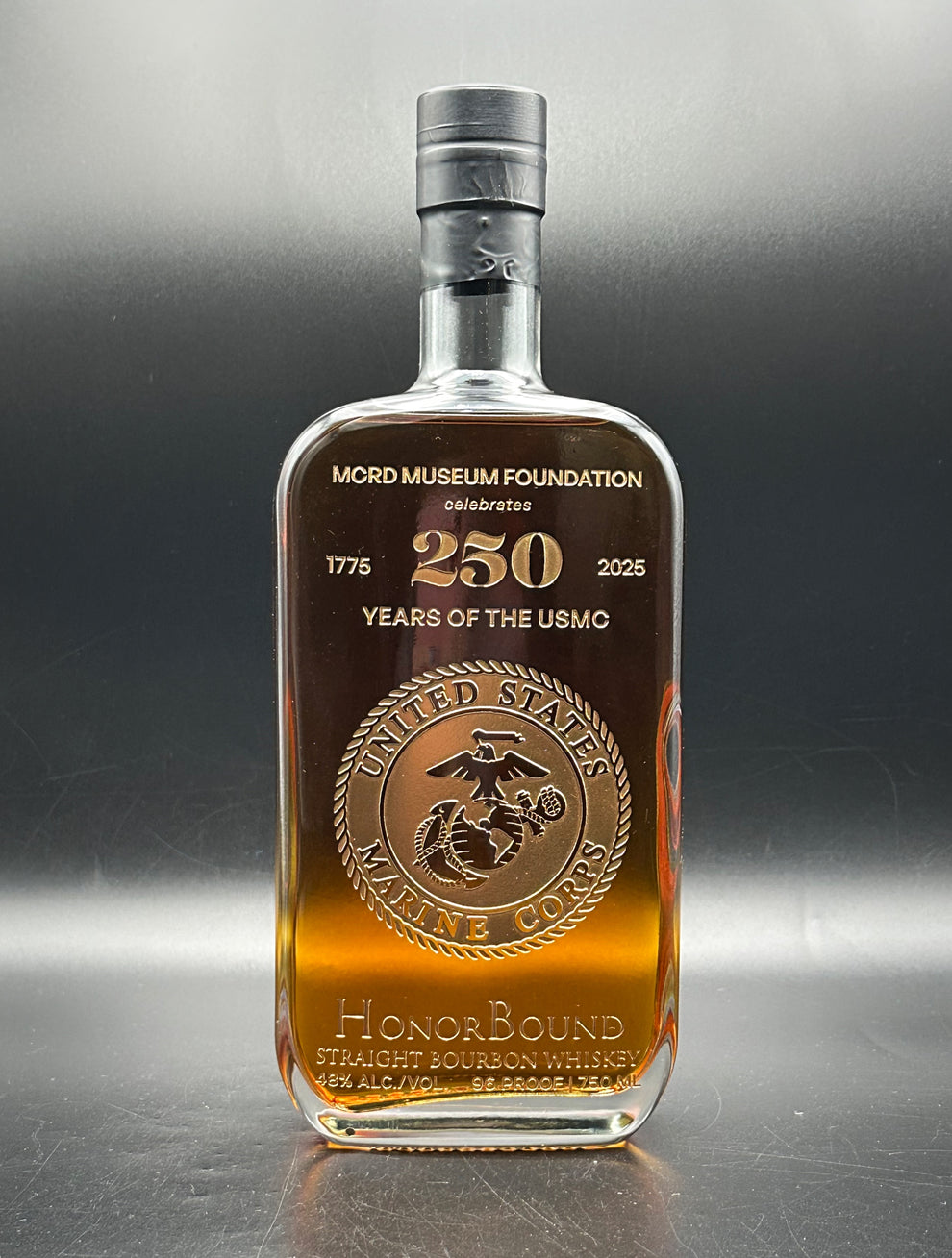 Marine Corps 250th Anniversary MCRD Bottle – Service Through Spirits