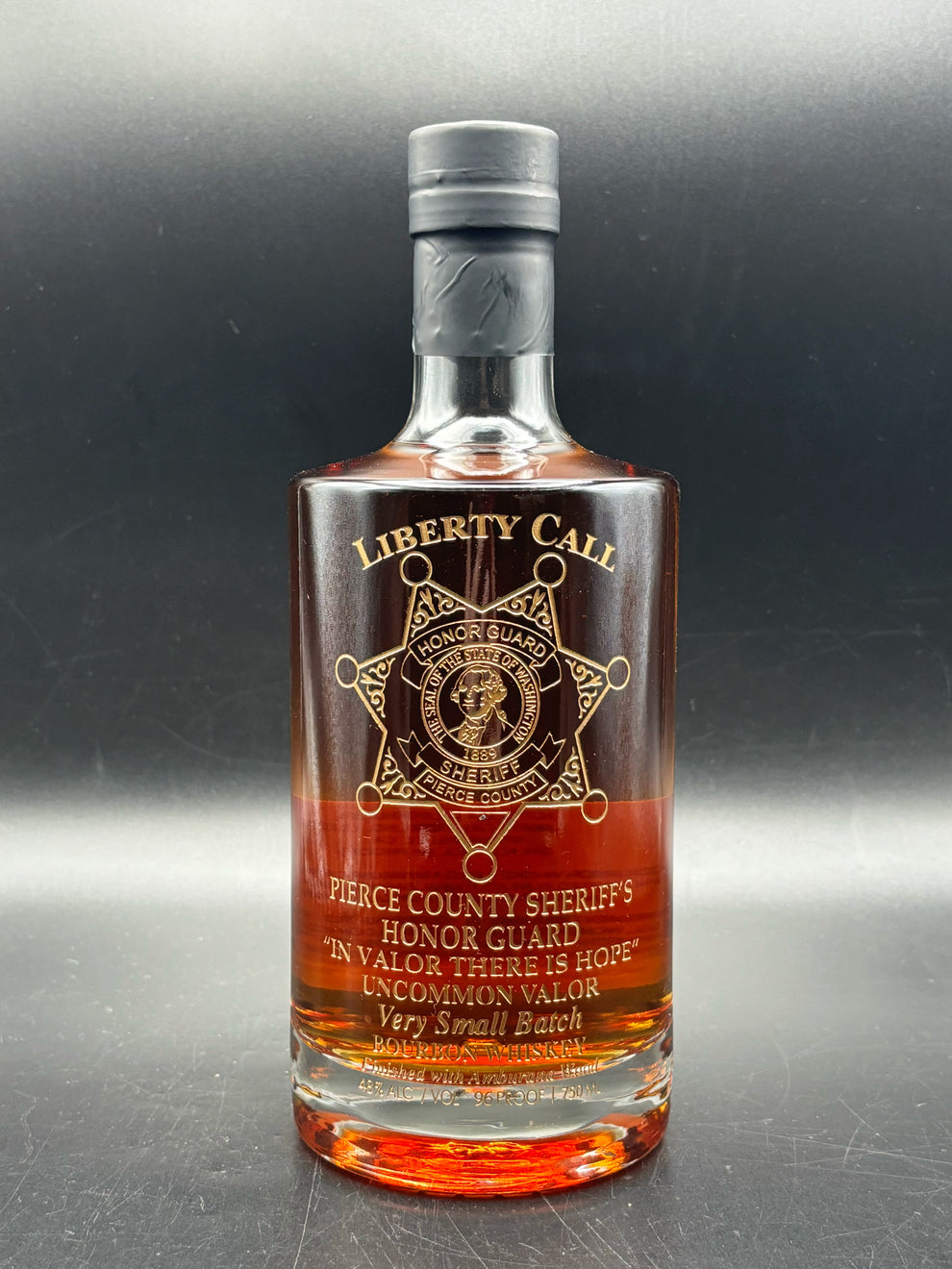 Pierce County Sheriff's Office Honor Guard Bottle – Service Through Spirits